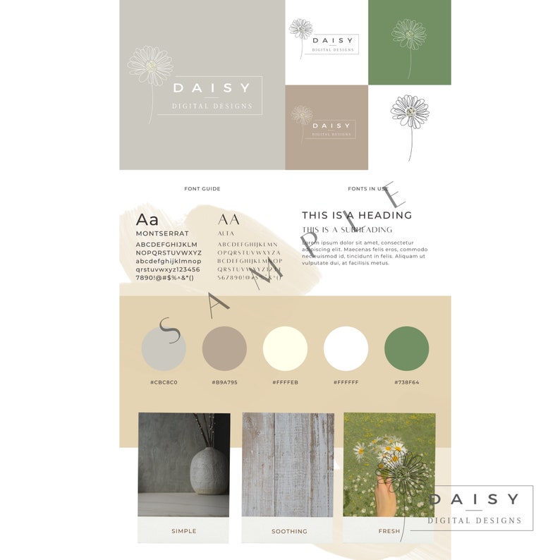 Custom Brand Guide / Style Sheet / Brand Board - Etsy