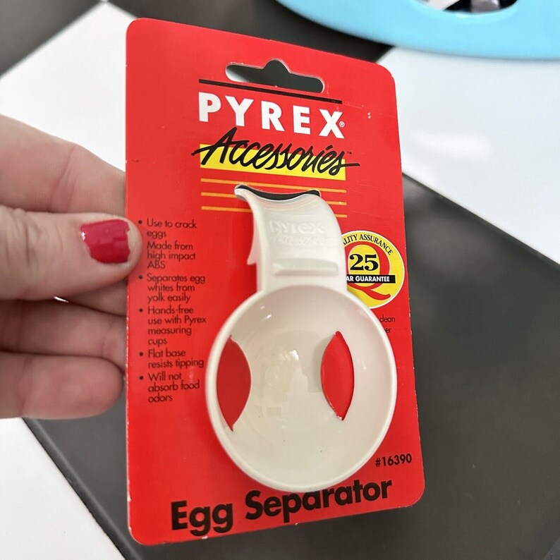 Vintage Pyrex Accessories Egg Separator New Old Stock Like Tupperware ...