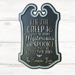 Creepy & Spooky Sign - Etsy