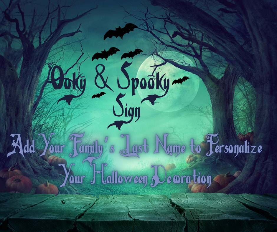 Creepy & Spooky Sign - Etsy