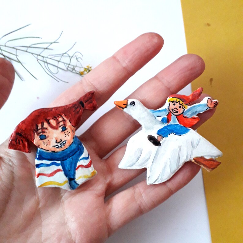 Swedish Childhood Heroes, Handmade Clay Magnet, Oldies Animes, Acrylic ...