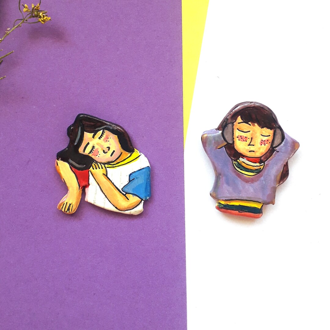 Unique Character Magnets, Charming Kitchen Decor, Refrigerator Magnets ...