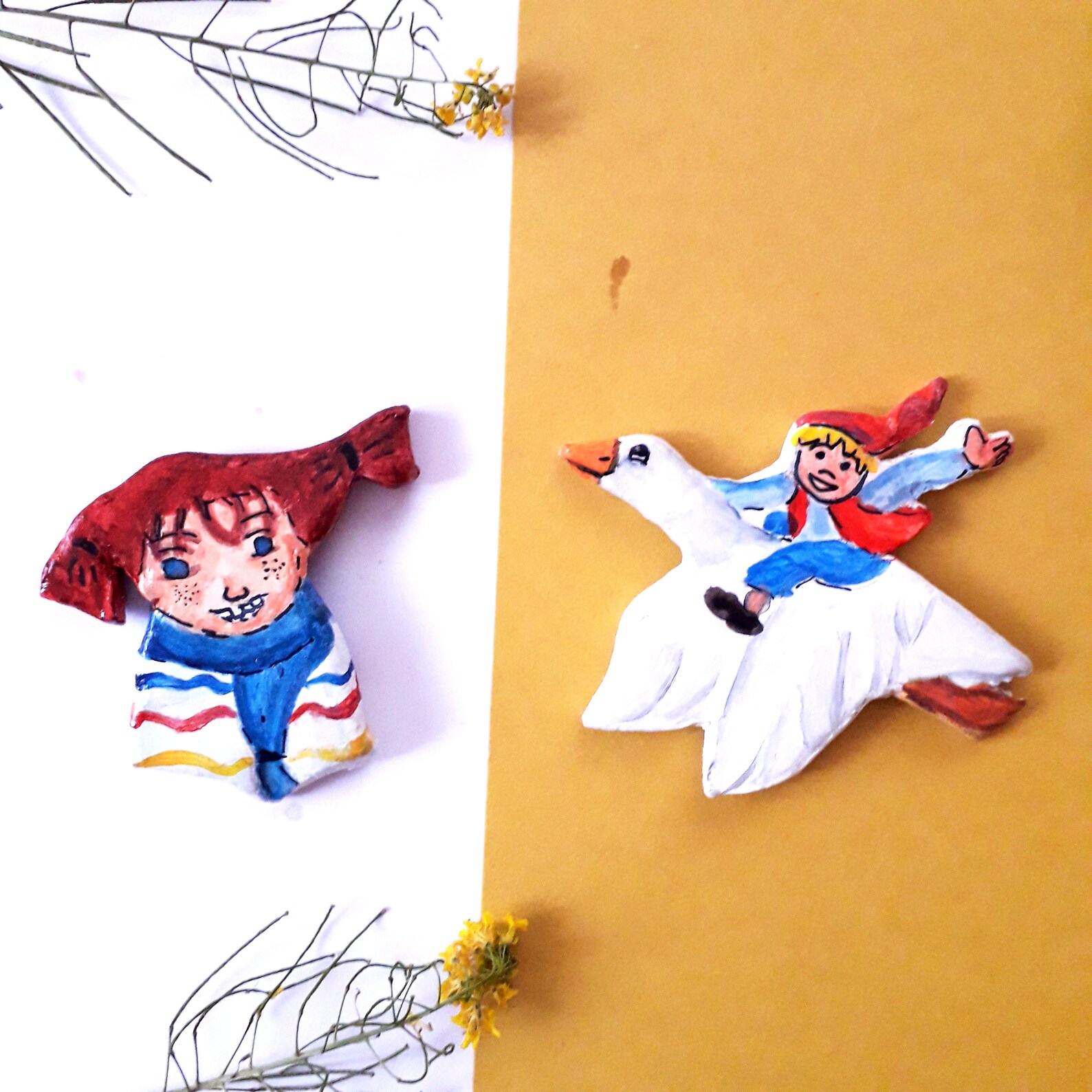 Swedish Childhood Heroes, Handmade Clay Magnet, Oldies Animes, Acrylic ...