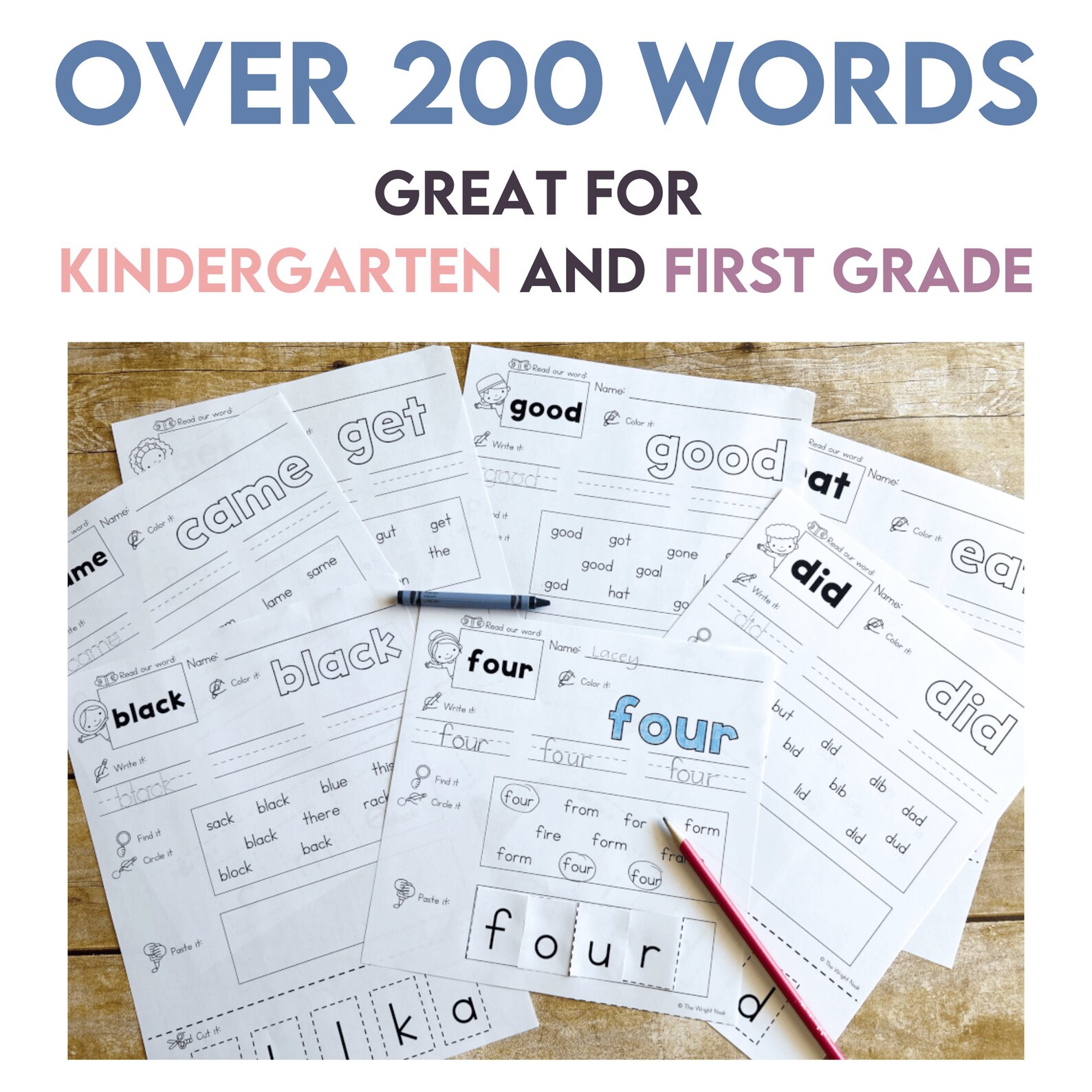 Sight Words Practice MEGA BUNDLE - Etsy