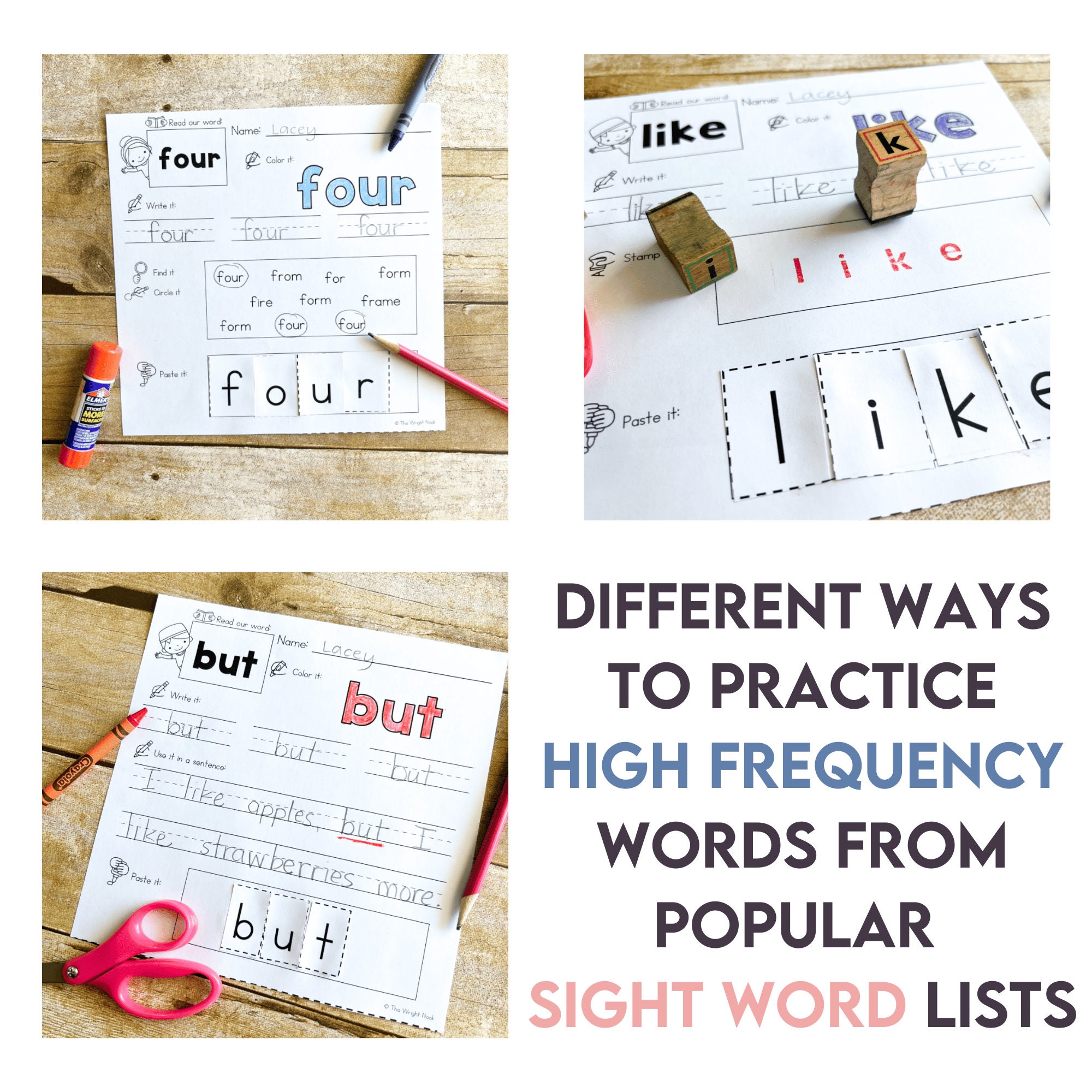 Sight Words Practice MEGA BUNDLE - Etsy