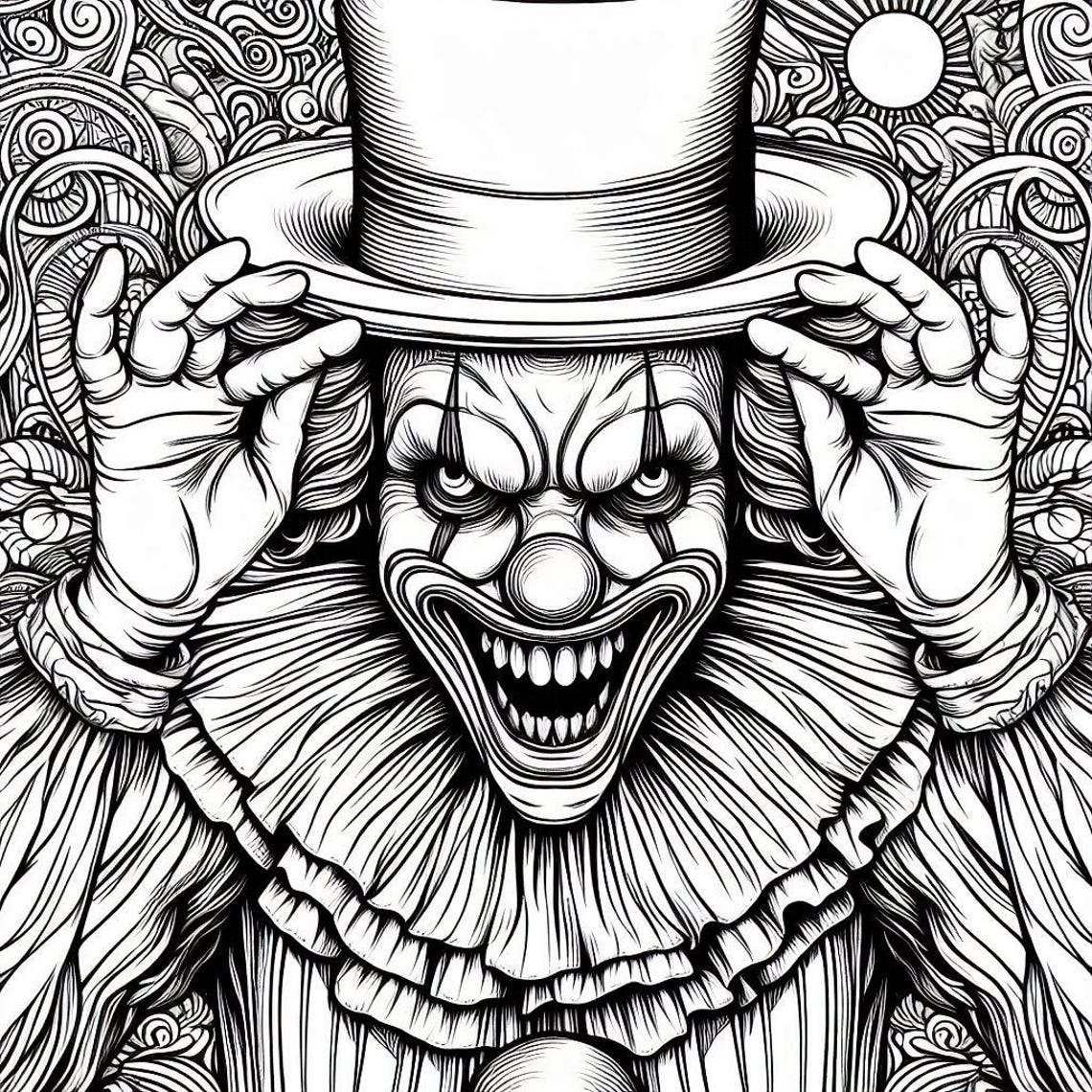 Adult Horror Coloring Book 3 - Etsy