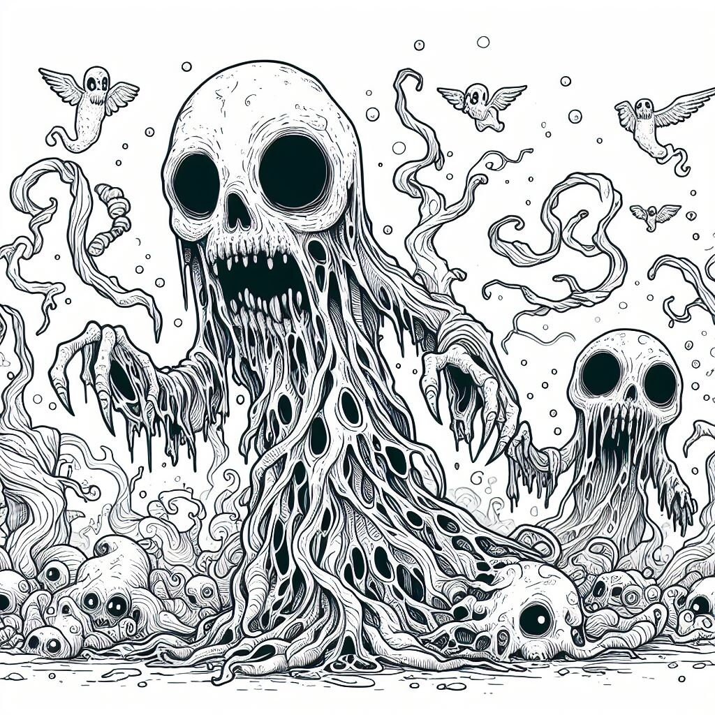 Adult Horror Coloring Book 2 - Etsy