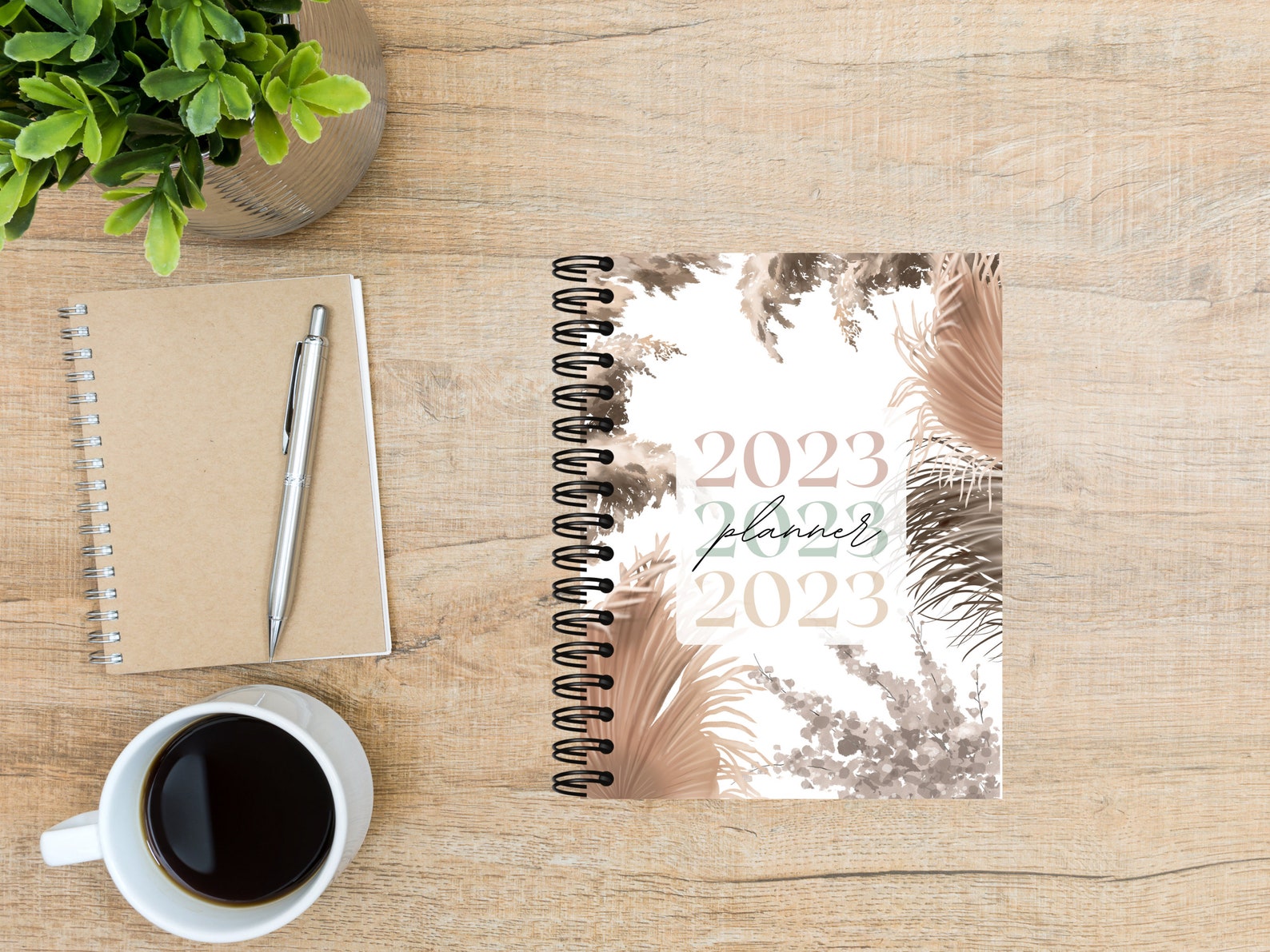 2023 Monthly Planner Boho Themed Planner 12 Month Planner - Etsy