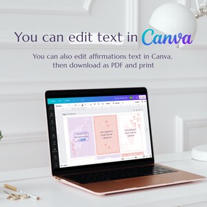 36 Printable Feel-good Affirmation Cards, Digital Download, Editable in ...