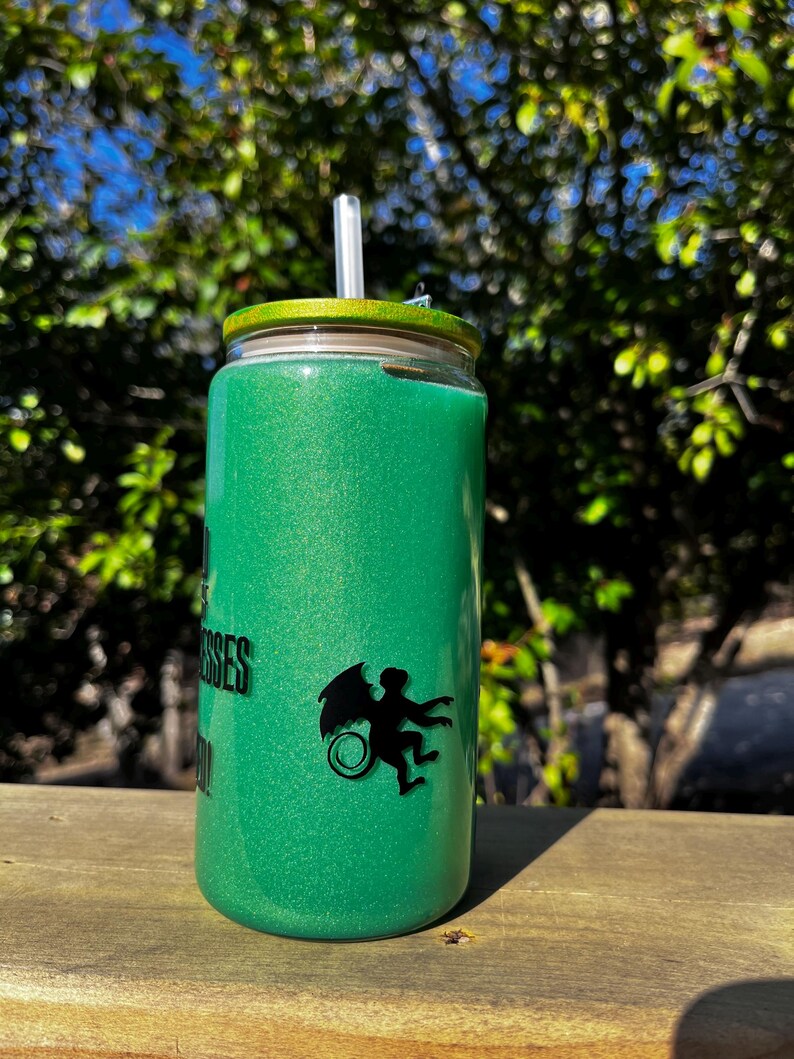 Wicked Libby Glass 16 Oz Tumbler Custom - Etsy