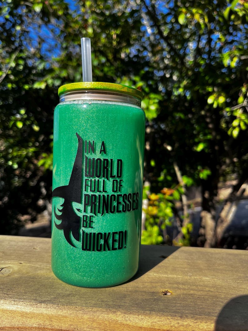 Wicked Libby Glass 16 Oz Tumbler Custom - Etsy