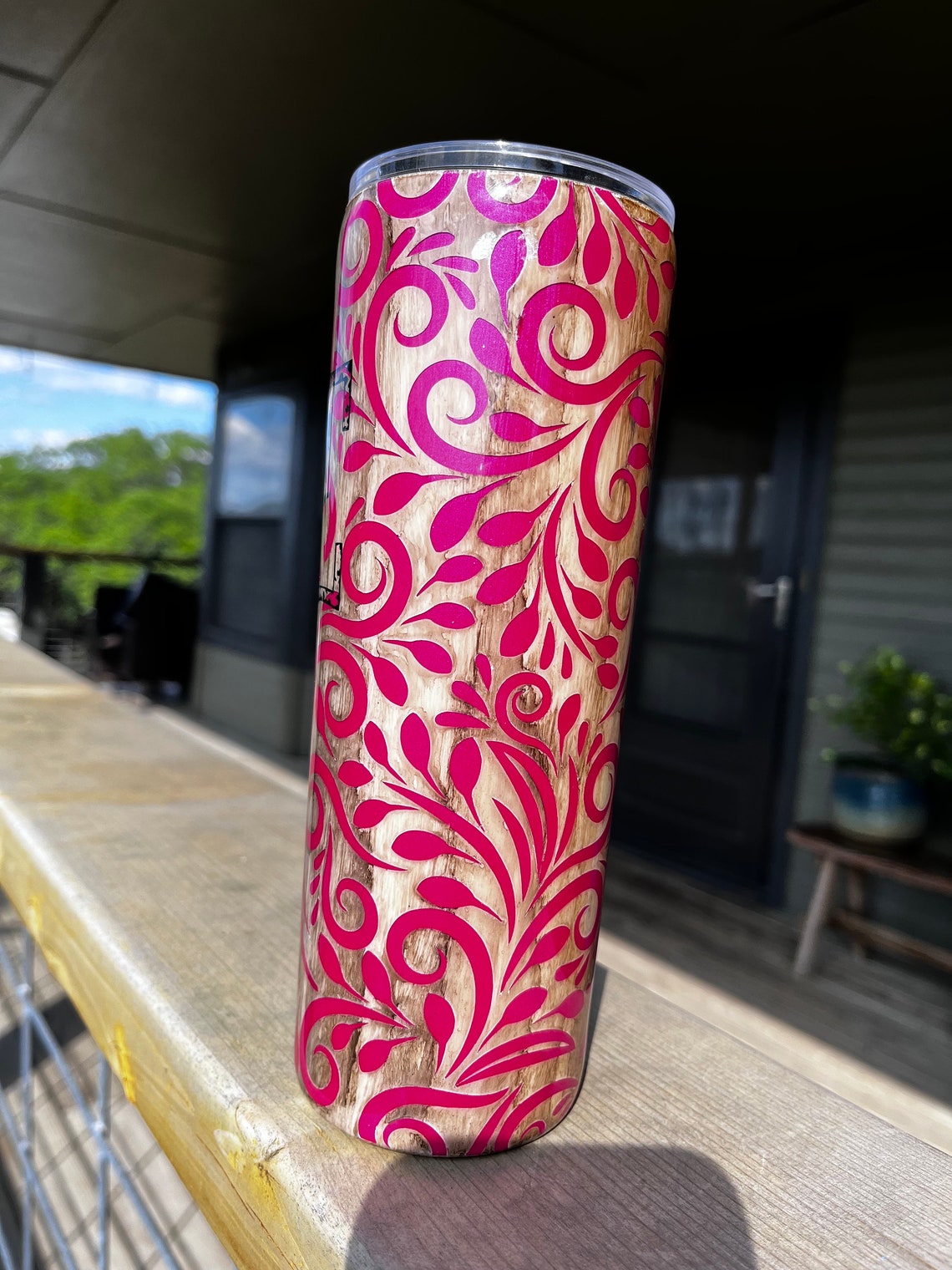 Morgan Wallen Pink Glitter, Tooled Leather 20oz Tumbler Cup. Country ...