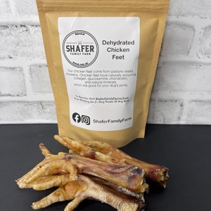 Dog Treats Dehydrated Chicken Feet - Etsy