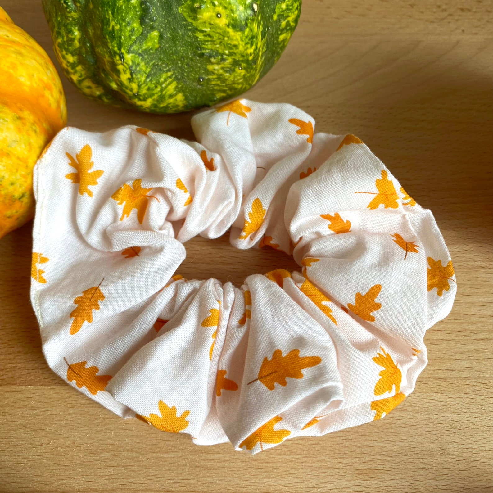 Autumn Leaves Tie on Cat Bandana Matching Owner Scrunchie - Etsy