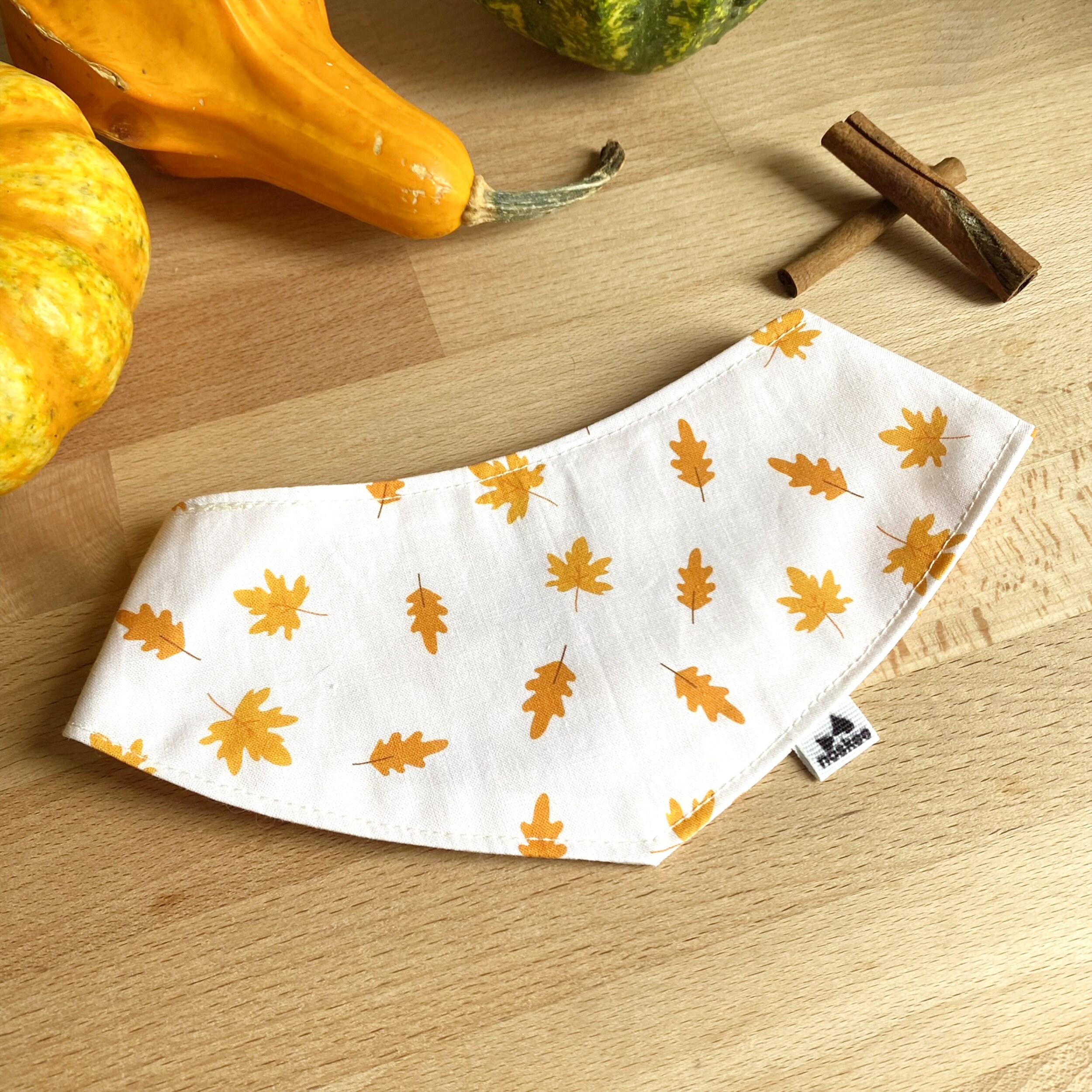 Autumn Leaves Tie on Cat Bandana Matching Owner Scrunchie - Etsy