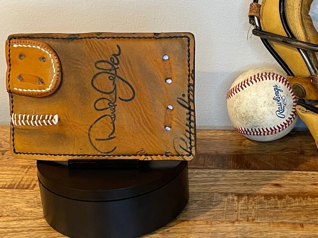 Derek Jeter Glove Wallet With Money Clip New York Yankees Hall of Famer ...