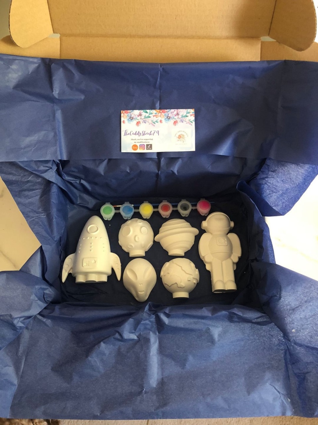 Paint Your Own Space Explorer Crafts Childrens Gift Space - Etsy