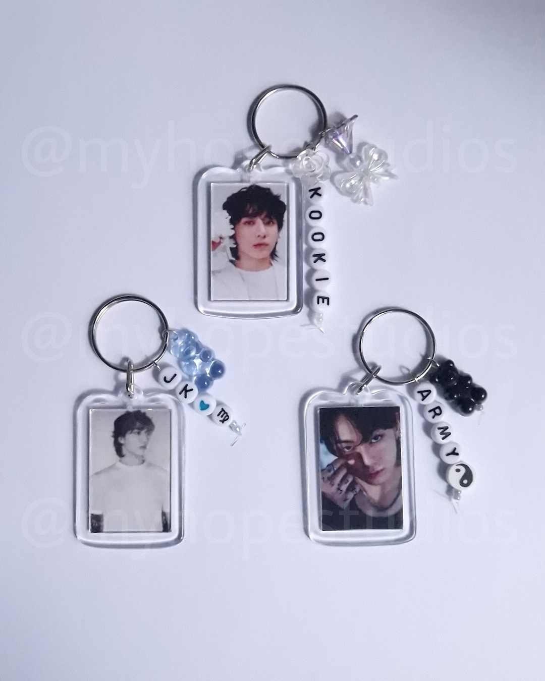 Jungkook Keychains Kpop Keychains - Etsy