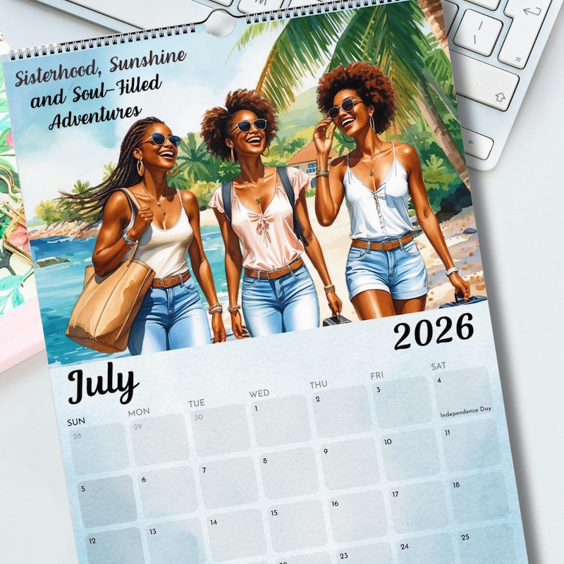 2026 Black Women Calender - Etsy