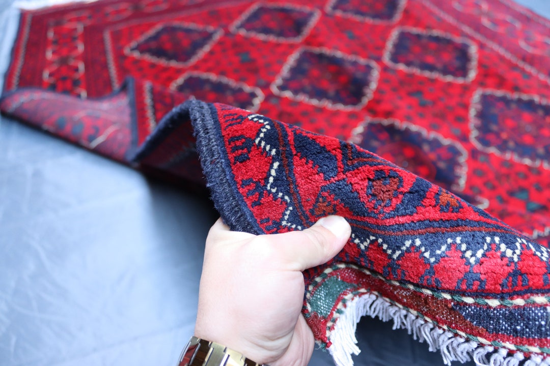 Beautiful Bukhara Rug, Fine Quality Handmade Turkmen Rug 6'4x4'10 Ft ...