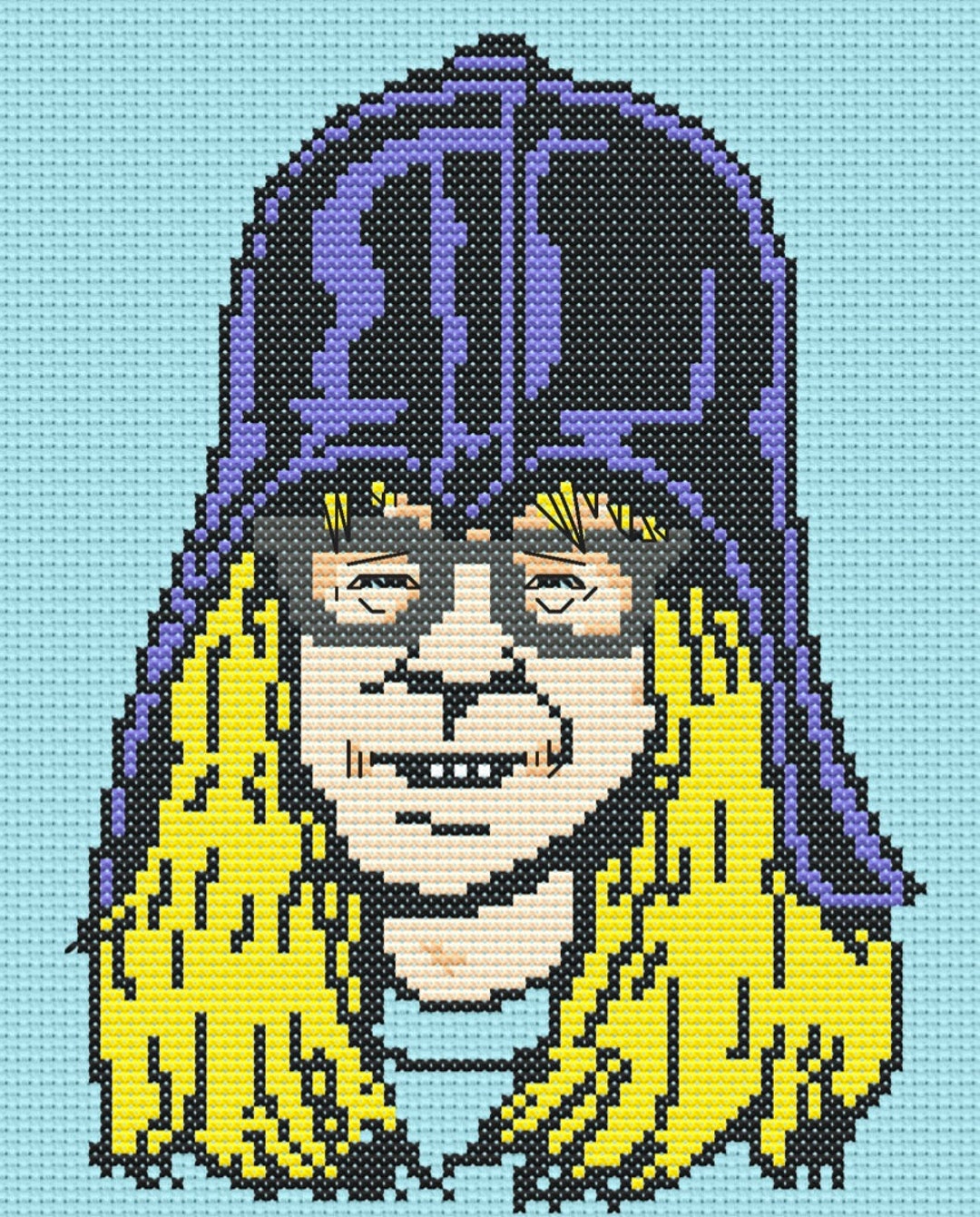 Garth Vader Cross Stitch Pattern - Etsy