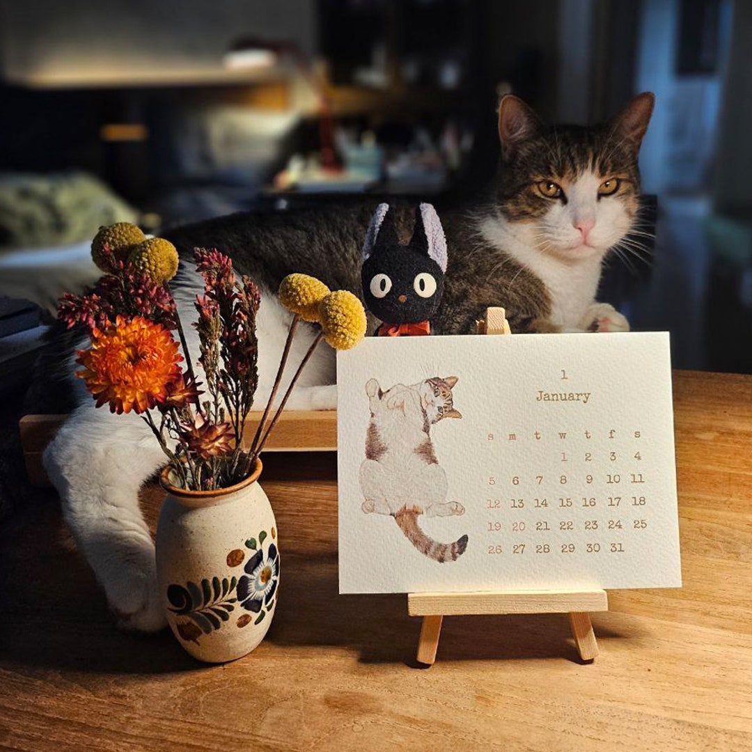 Handmade Calendar Cards for 2026 - Etsy
