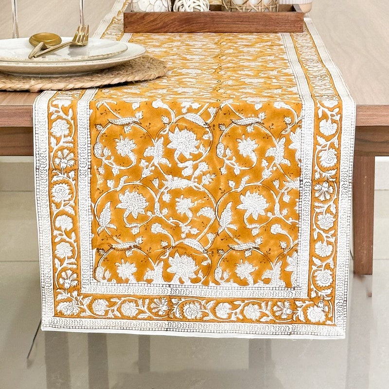 Baby Marigold Block Print - Etsy