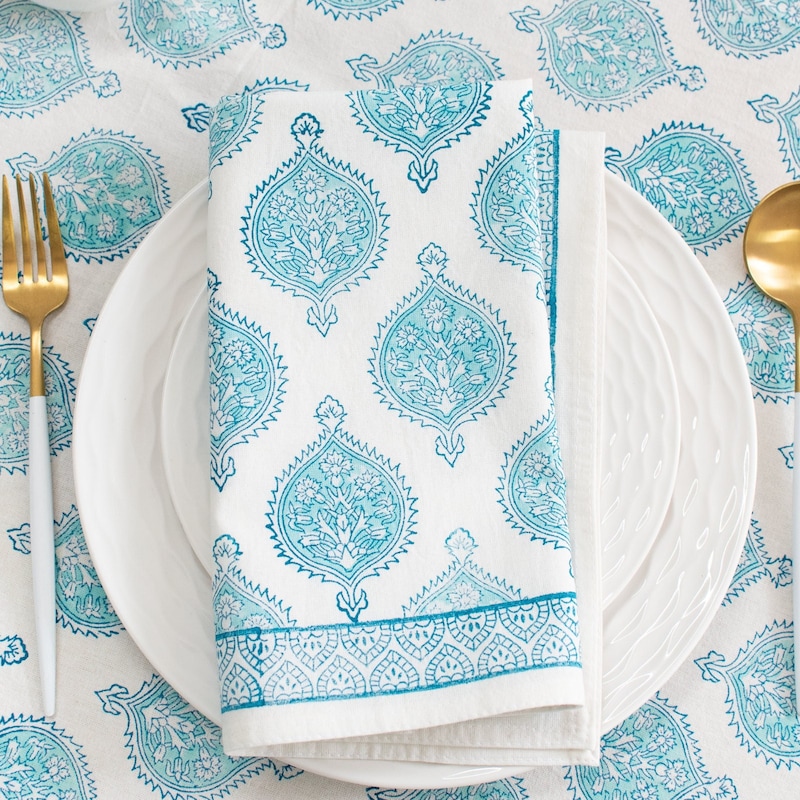 Block Print Napkins - Etsy