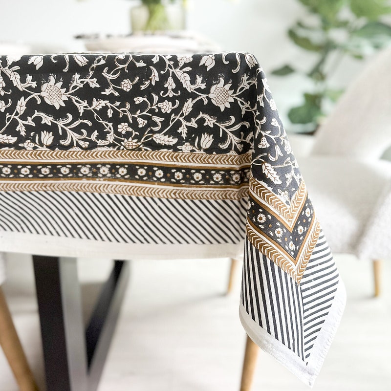 Striped Tablecloth - Etsy