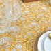 Mustard Floral Tablecloth for Dining Table, Kitchen Table, Wedding ...