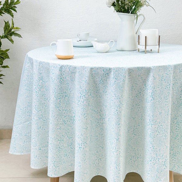 Turquoise Tablecloth - Etsy