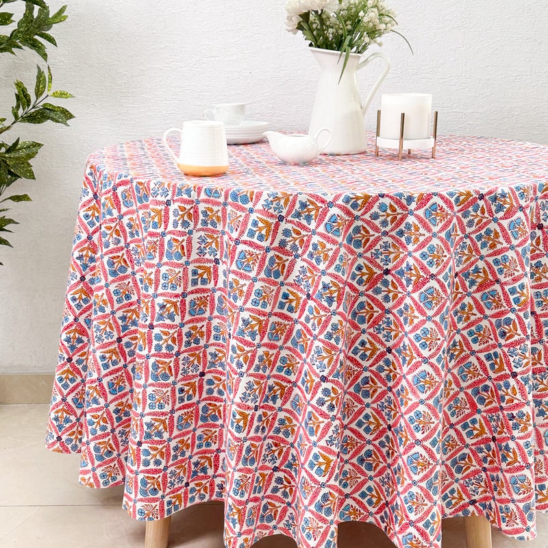 Round Table Cloth - Etsy