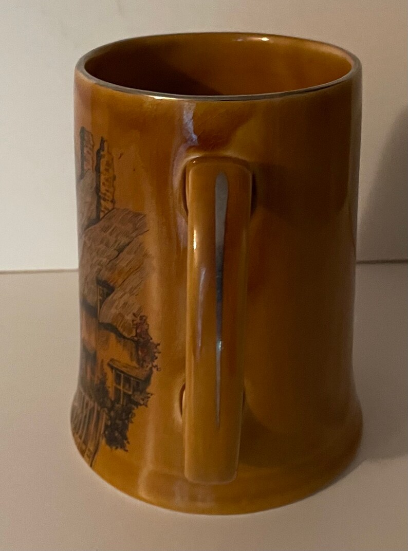 Vintage Wood & Sons Alpine Mug/stein England Village Scene - Etsy