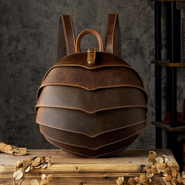 Leather Beetle Backpack - Etsy
