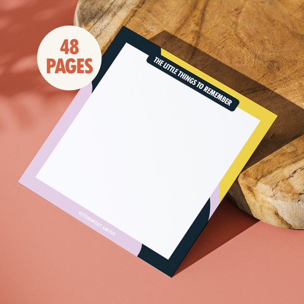 Note Pad - Etsy