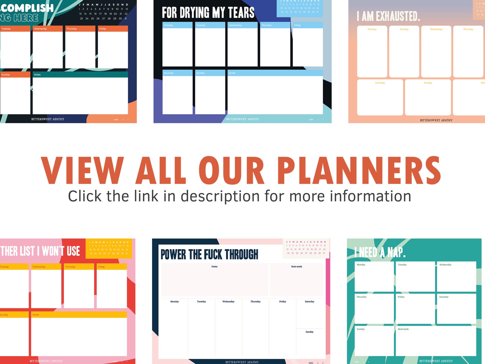 Weekly Planner Tear Away Sheets Weekly Schedule - Etsy
