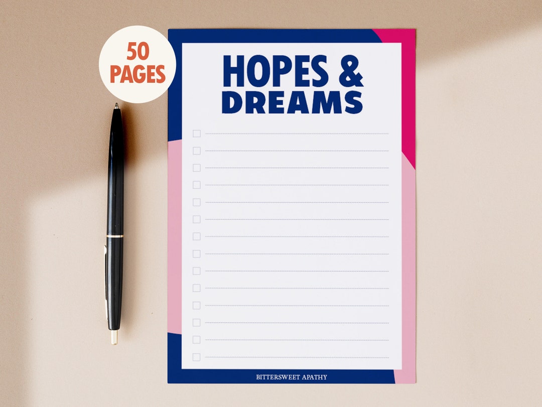 Memo Pad Tear Away Sheets, Daily to Do List, Weekly Planner, Daily ...