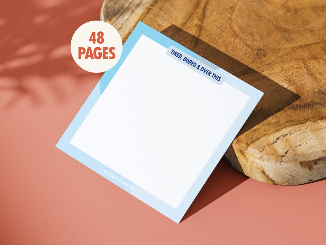 Square Memo Pad | Tear off Sheets, Notepad, to Do List, Daily Notepad ...