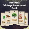 Winter Vibe Lenormand Cards With Key Words, Digital Oracle Deck ...