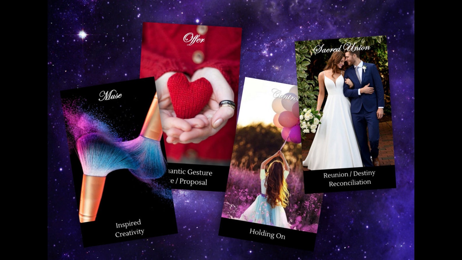 Printable Twin Flame Oracle Deck Keywords Love Digital Tarot Cards for ...