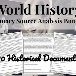Middle School World History Worksheets - Etsy