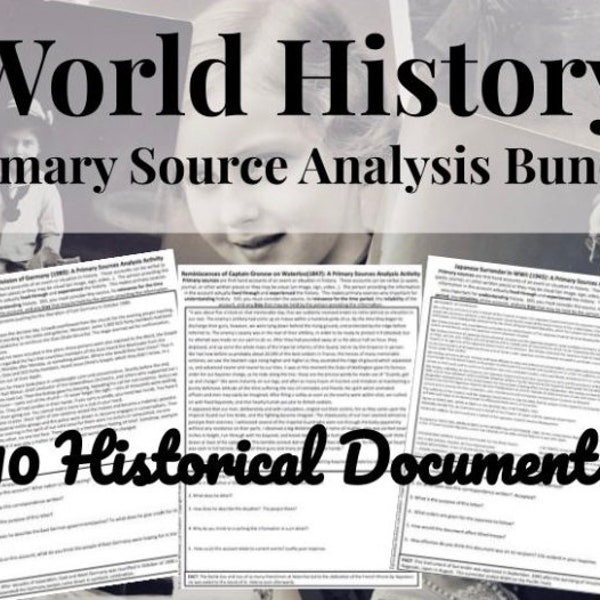 History Worksheets High School - Etsy