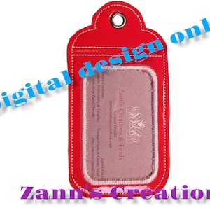 Basic Luggage Tag ITH Machine Embroidery Design - DIGITAL ITEM - Etsy