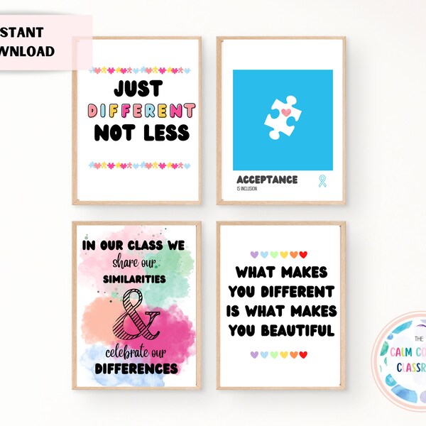 Autism Classroom Posters - Etsy