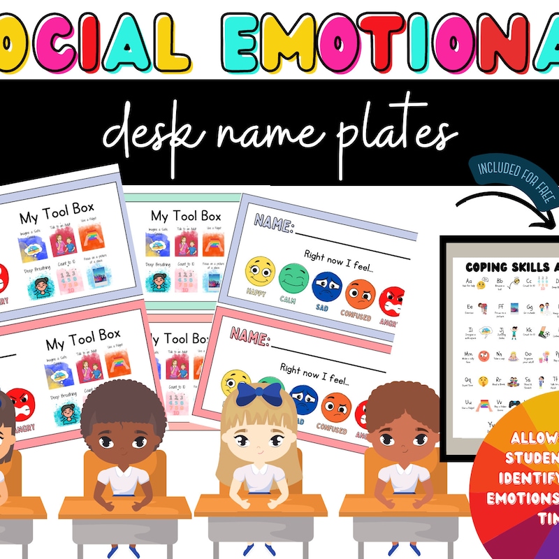 Elementary School Desk Tools - Etsy