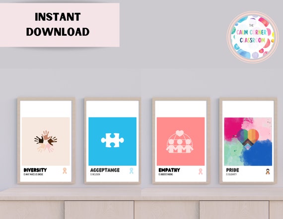 Inclusion Posters L School Social Worker Office L Inclusive - Etsy