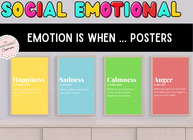 Zones of Regulation Poster L Social Work L Feelings Poster L Emotions ...