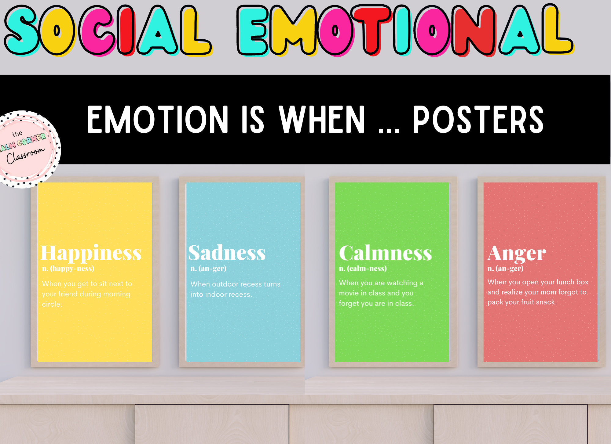 Zones of Regulation Poster L Social Work L Feelings Poster L Emotions ...