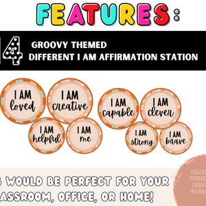 PRINTABLE Affirmation Station Posters | Bulletin Board Display ...