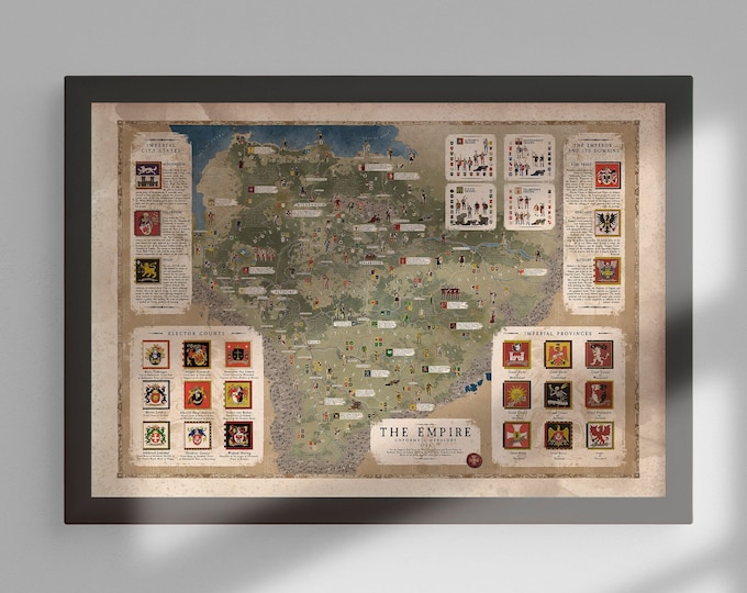 Map of the Empire: Uniforms & Heraldry warhammer - Etsy UK